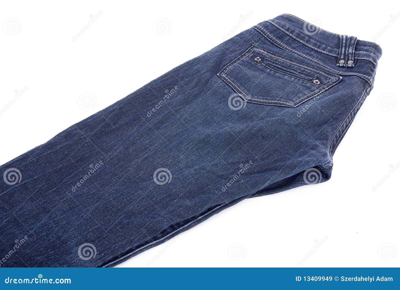 Denim stock image. Image of pants, stone, cotton, pocket - 13409949
