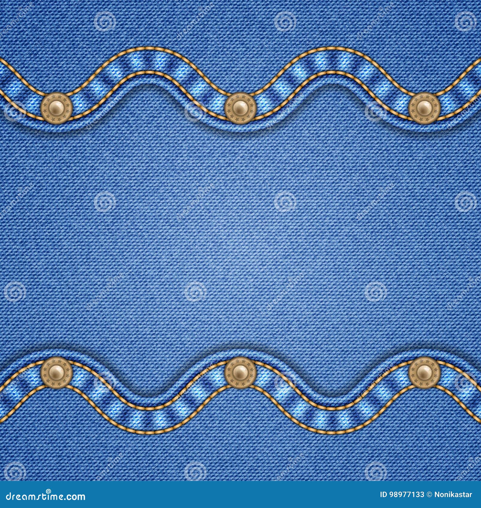 Denim Decorative Background Stock Vector - Illustration of fiber, patch ...