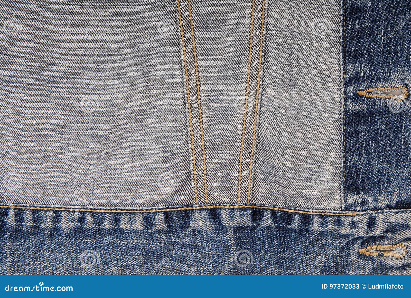 Denim Background, Jeans Jacket Stock Image - Image of cotton, inside ...