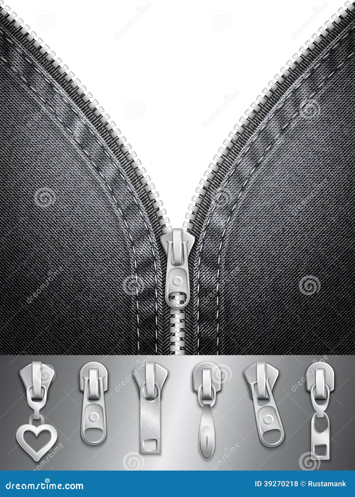 Denim Background Open Zipper Stock Illustrations – 80 Denim Background ...