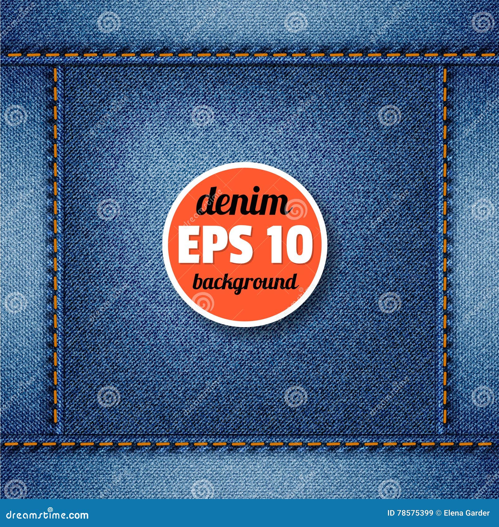 Denim Background. Vector Eps10 Illustration. Stock Illustration ...