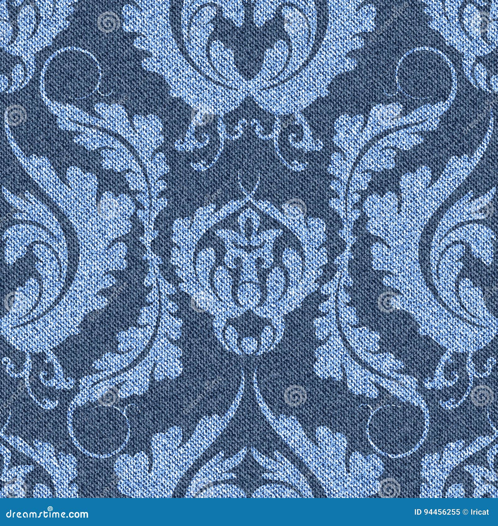 Light Blue Victorian Background