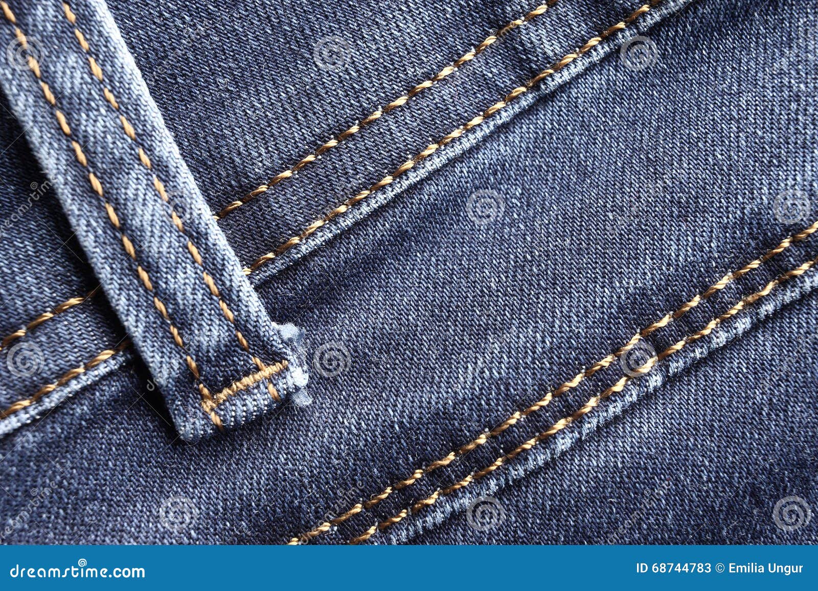 Denim belt loop macro stock image. Image of blue, western - 68744783