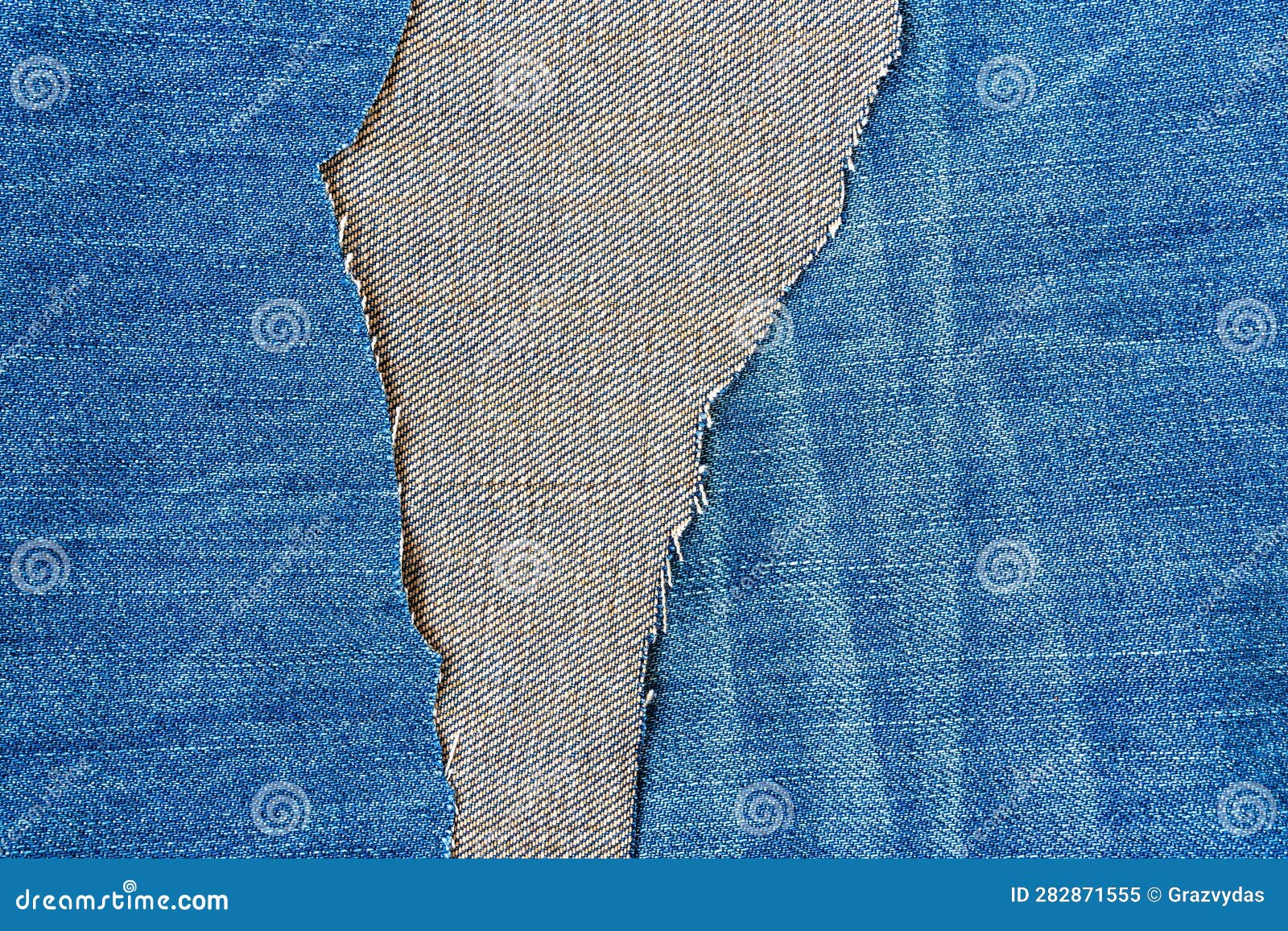 Denim blue jeans fabric stock image. Image of classic - 282871555