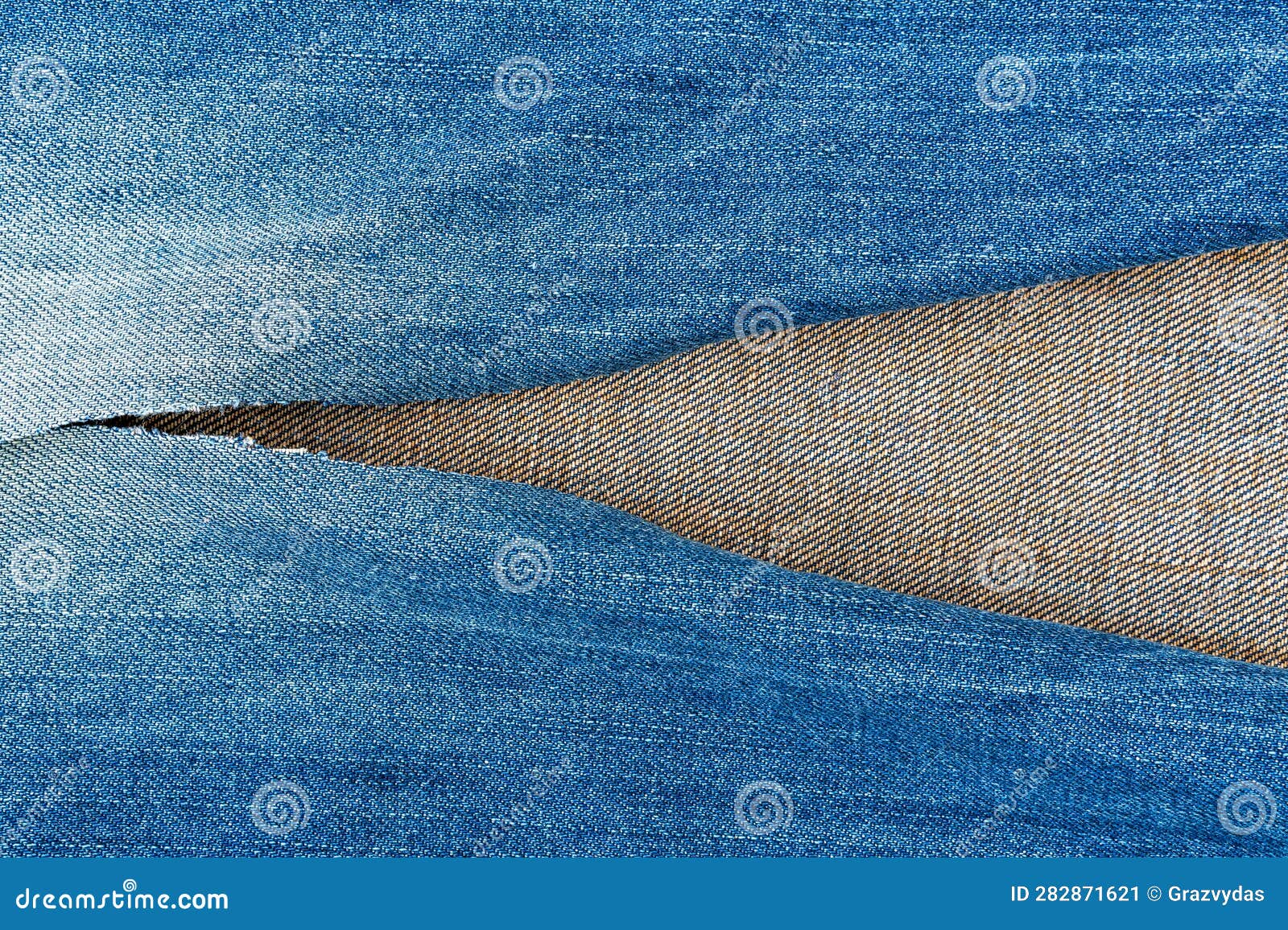 Denim Blue Jeans Texture with Copy-space for Text Stock Image - Image ...