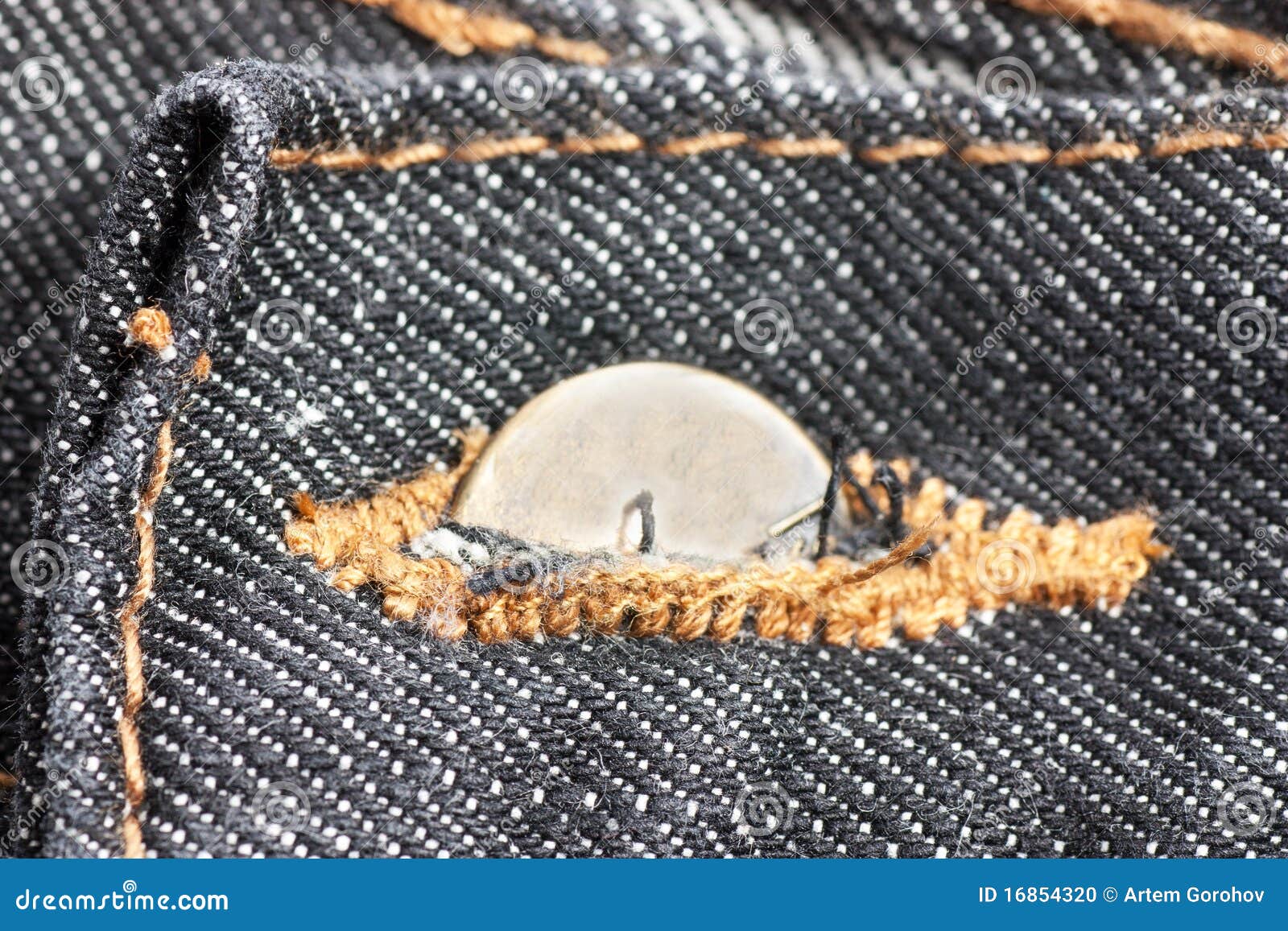 Denim button stock photo. Image of cotton, pattern, effect - 16854320