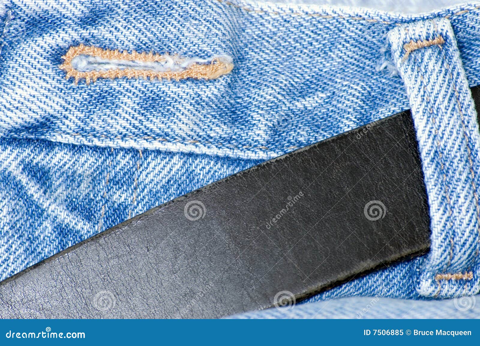 Denim Button Hole stock image. Image of jeans, denim, pants - 7506885