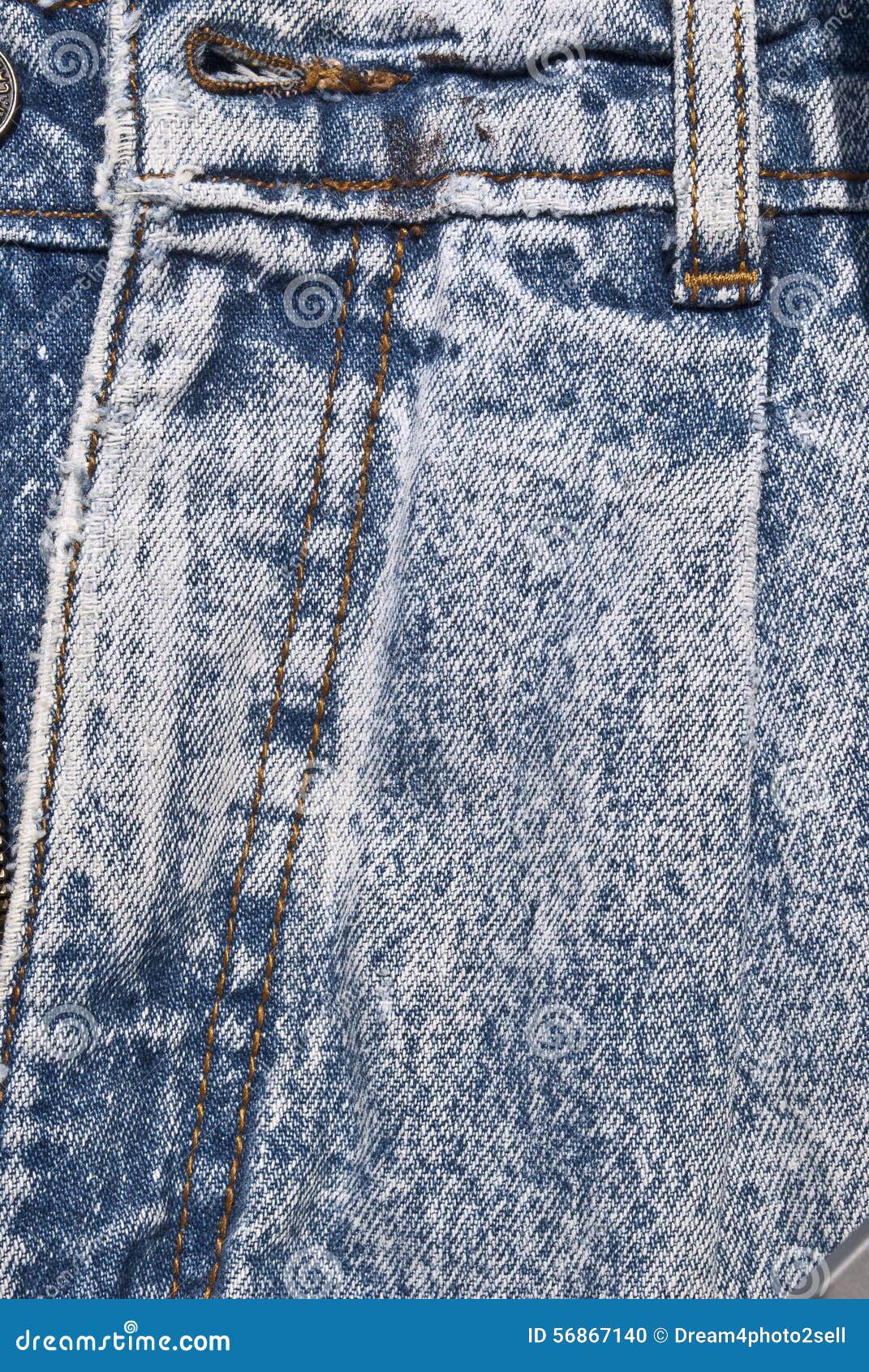 Denim Details stock photo. Image of threadbare, denim - 56867140