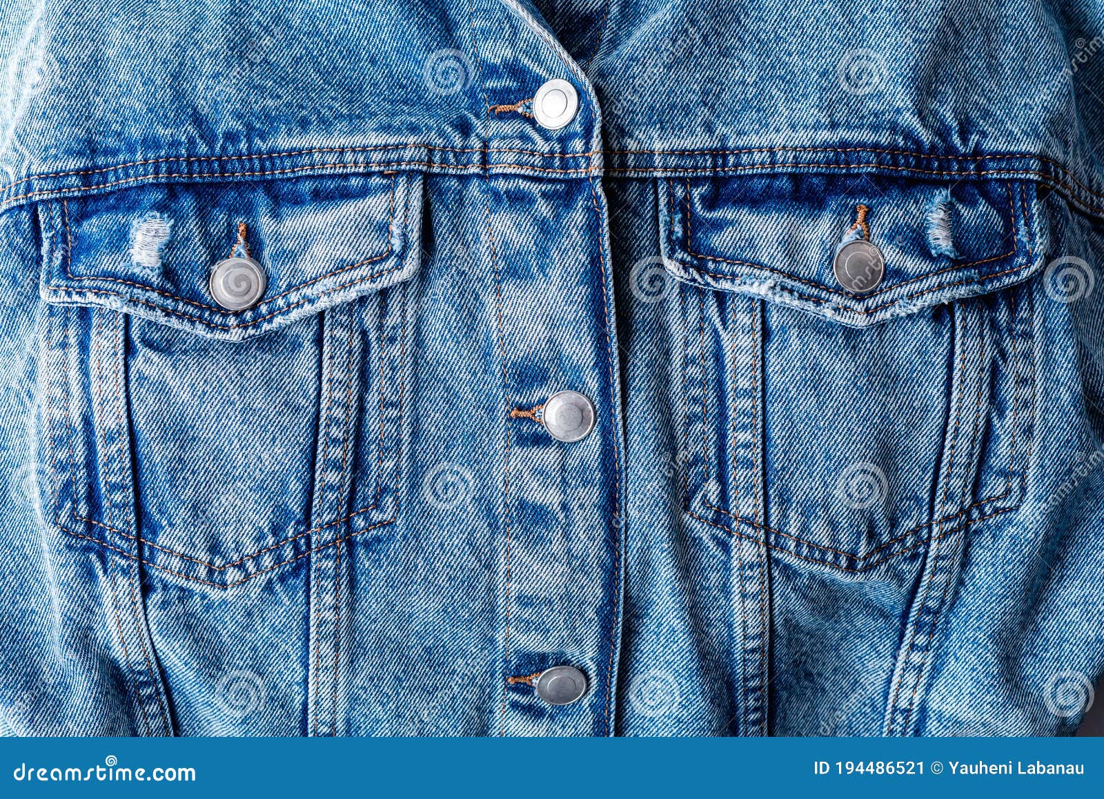 Denim Jacket Pocket Close Up Stock Image - Image of stylish, pattern ...