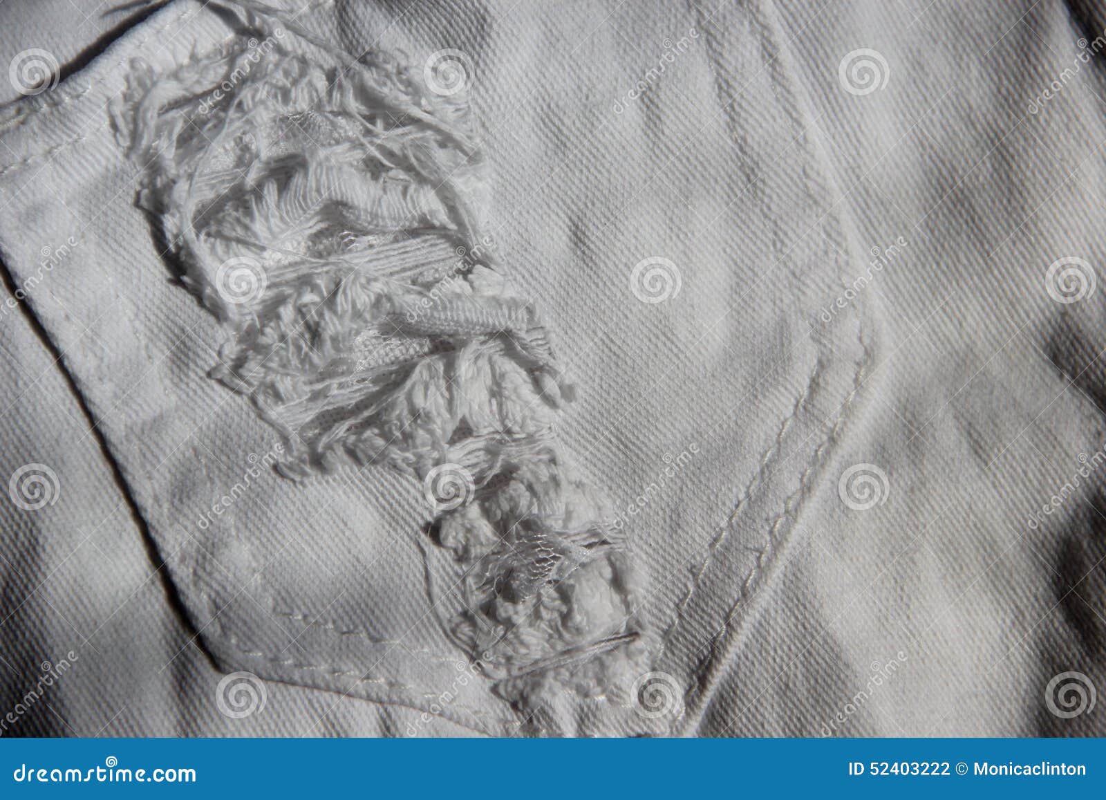 Denim Jeans Broken Fabric Texture Stock Photo - Image of garment, frame ...