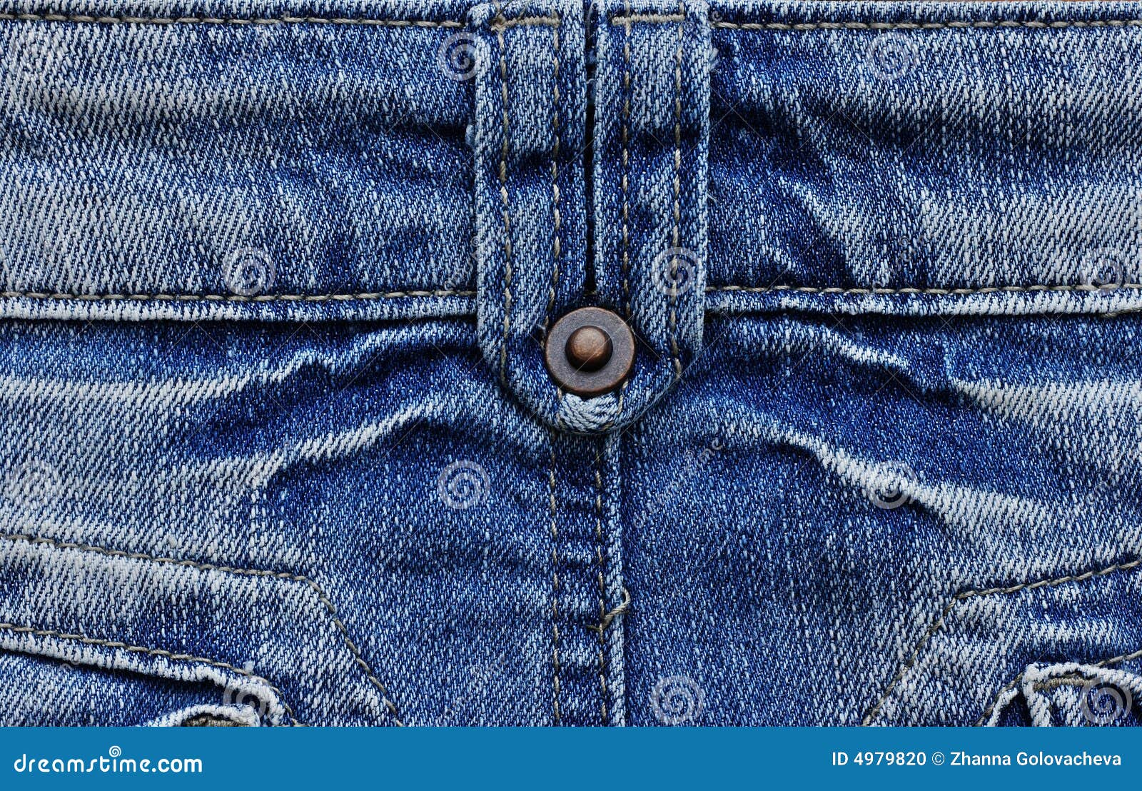 Denim jeans detail stock photo. Image of cloth, decoration - 4979820