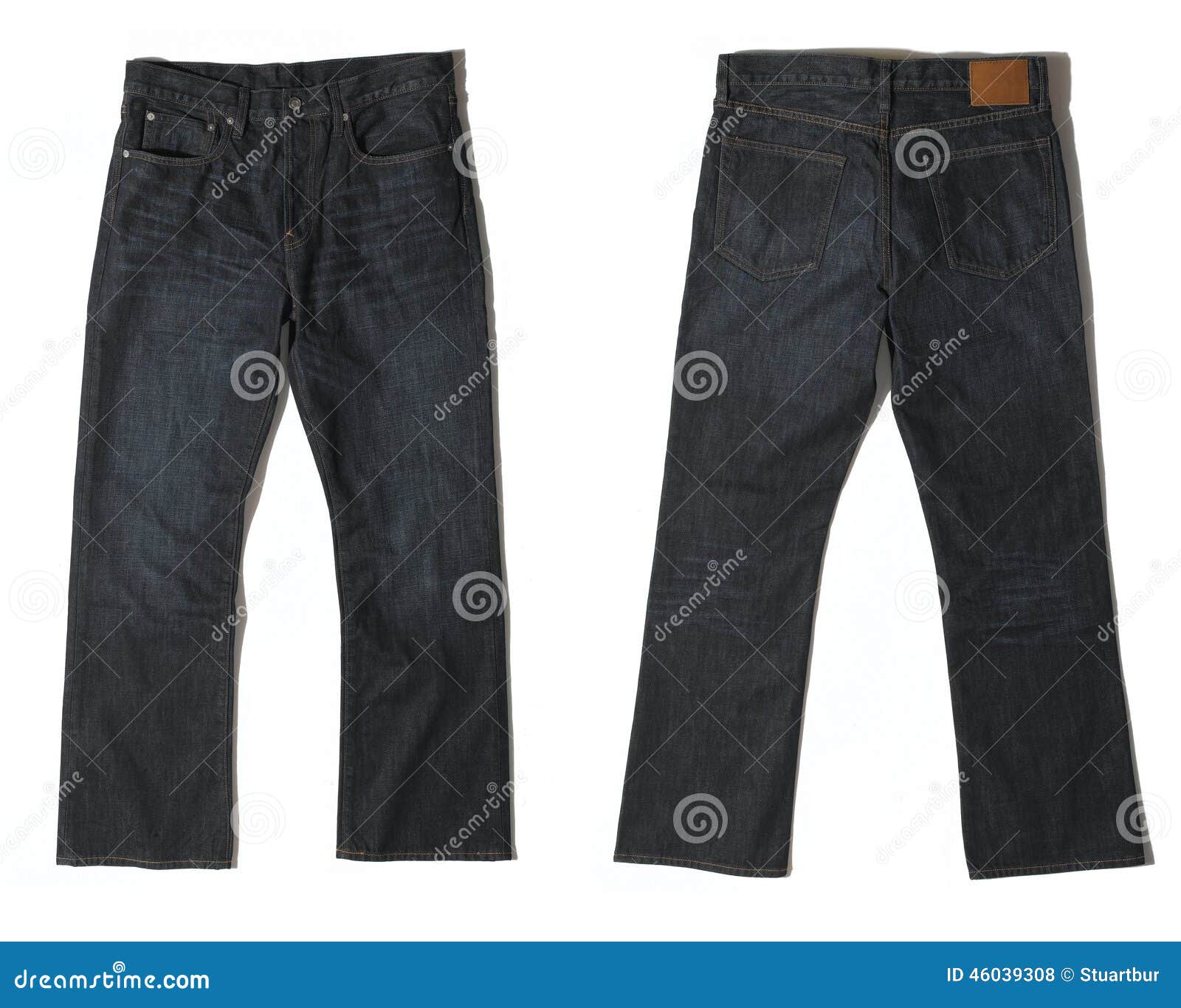 Denim Jeans stock photo. Image of damaged, single, pocket - 46039308