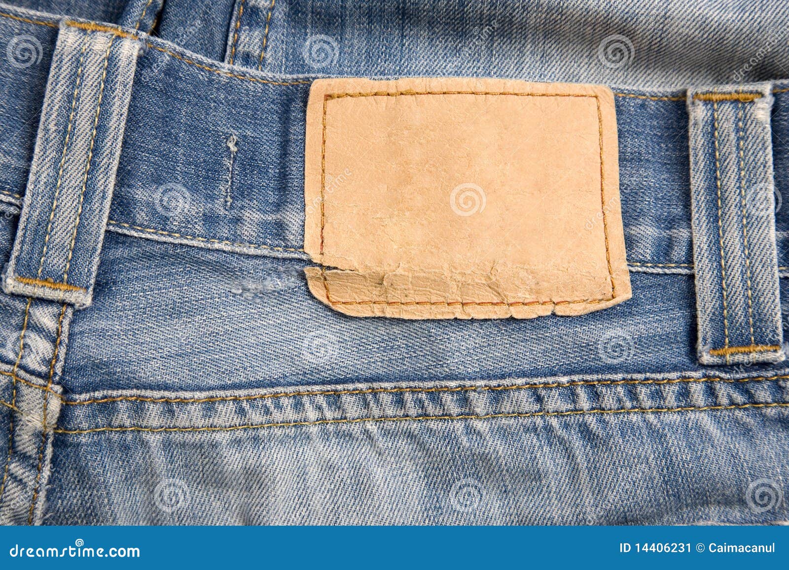 Denim label stock image. Image of color, canvas, border - 14406231