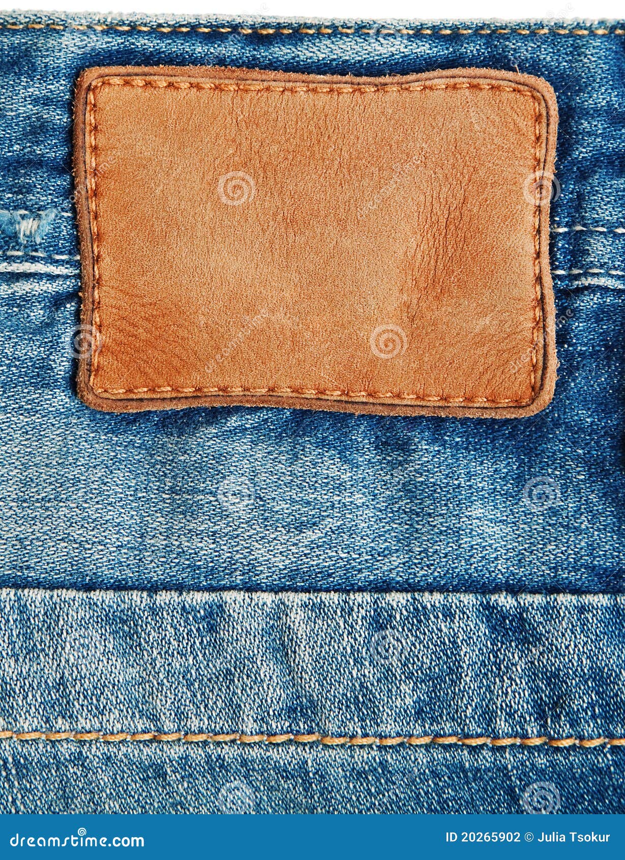 Denim with label stock photo. Image of fabric, blue, material - 20265902