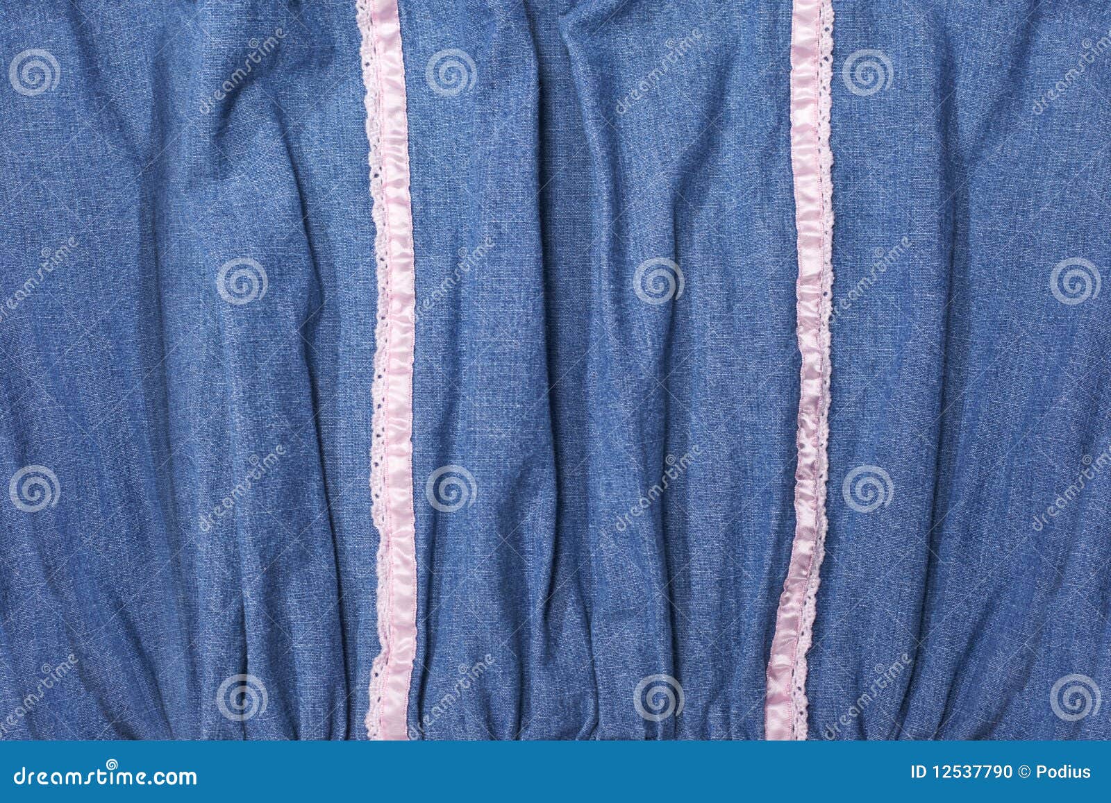 Denim and Lace stock photo. Image of detail, pink, pattern - 12537790