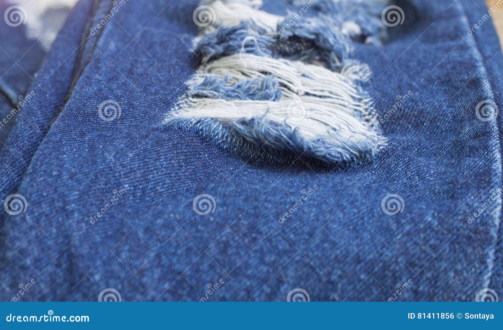 Denim Rip Background stock photo. Image of mend, fabric - 81411856