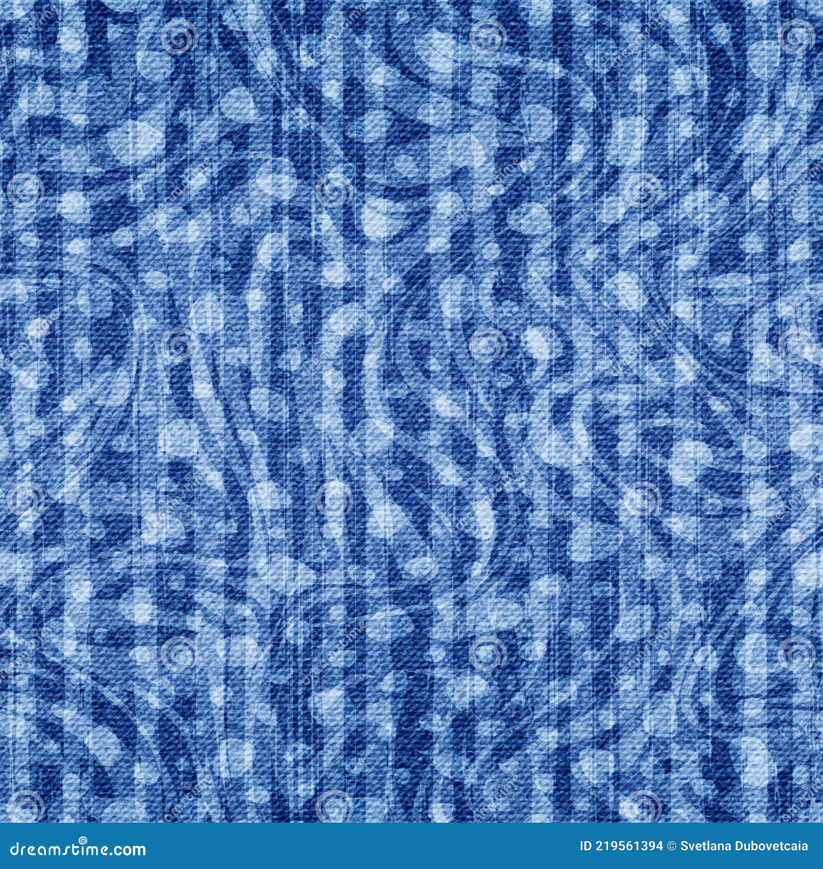 Denim Seamless Pattern. Indigo Texture. Blue Distress Background ...