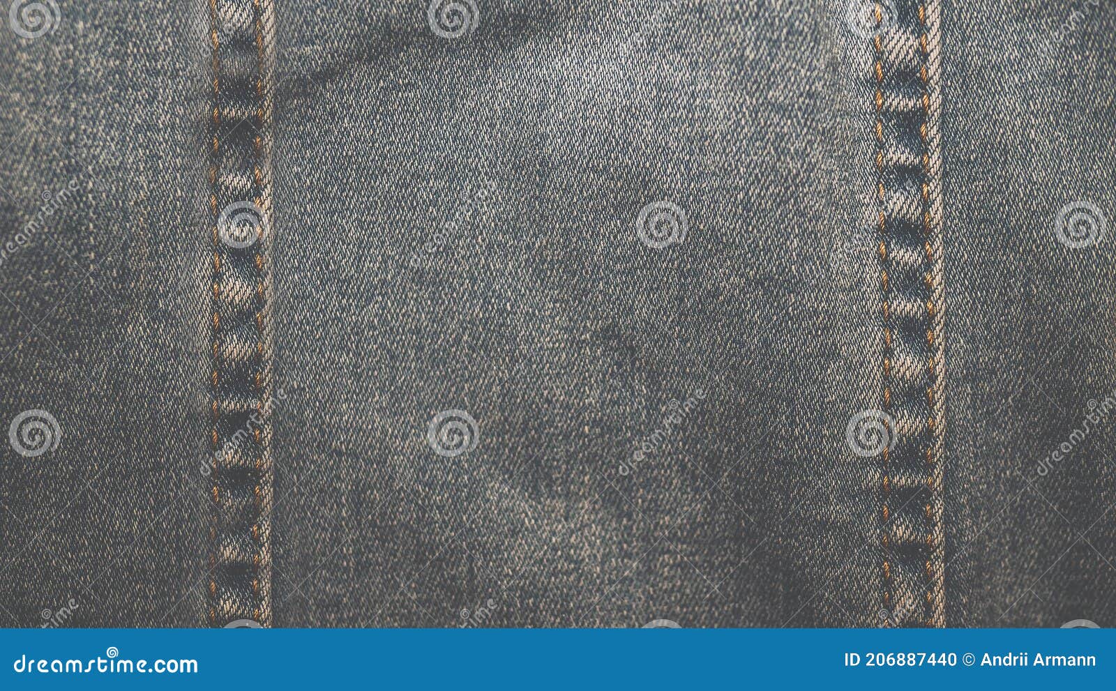 Denim Seams on Fabric, Denim Texture, Denim Background. Textile Stock ...
