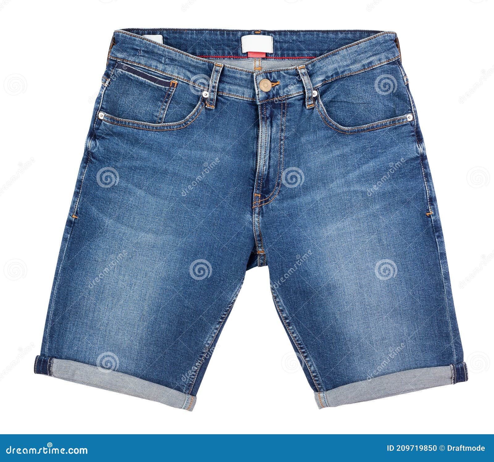 Denim shorts front stock photo. Image of path, clothing - 209719850