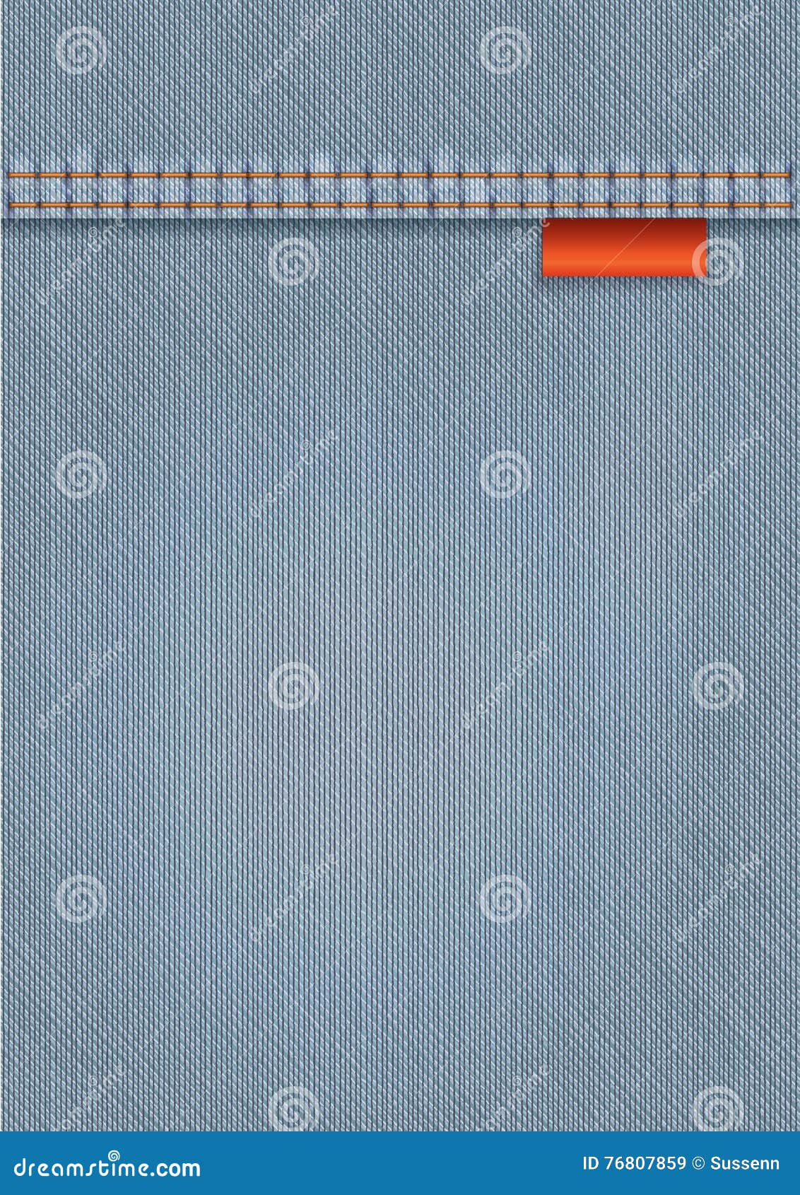 Denim Textile Template stock vector. Illustration of decorative - 76807859