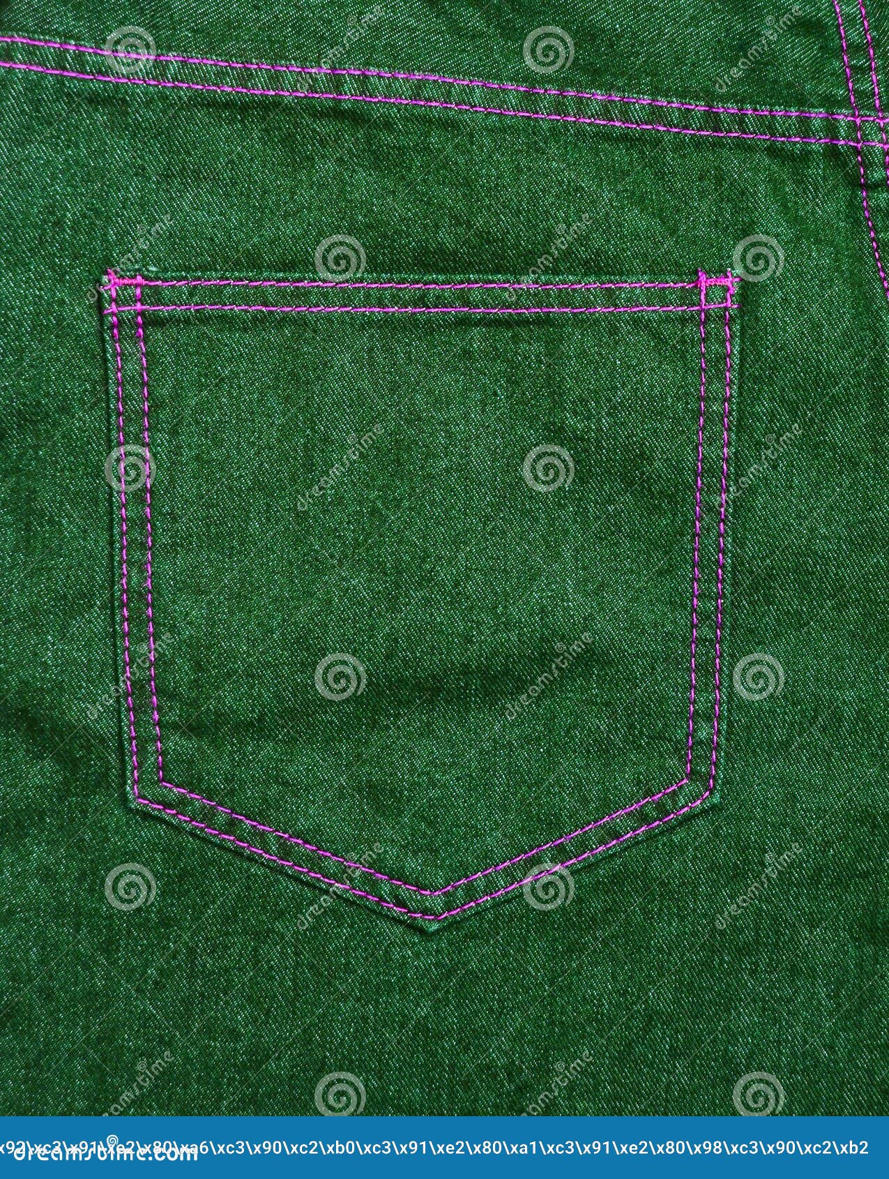 Denim Texture. Back Pocket of the Jeans. Stock Image - Image of fashion ...