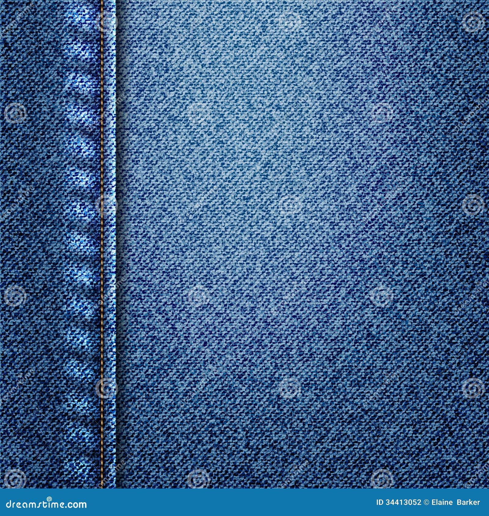 Denim texture2 stock vector. Illustration of stitch, clip - 34413052