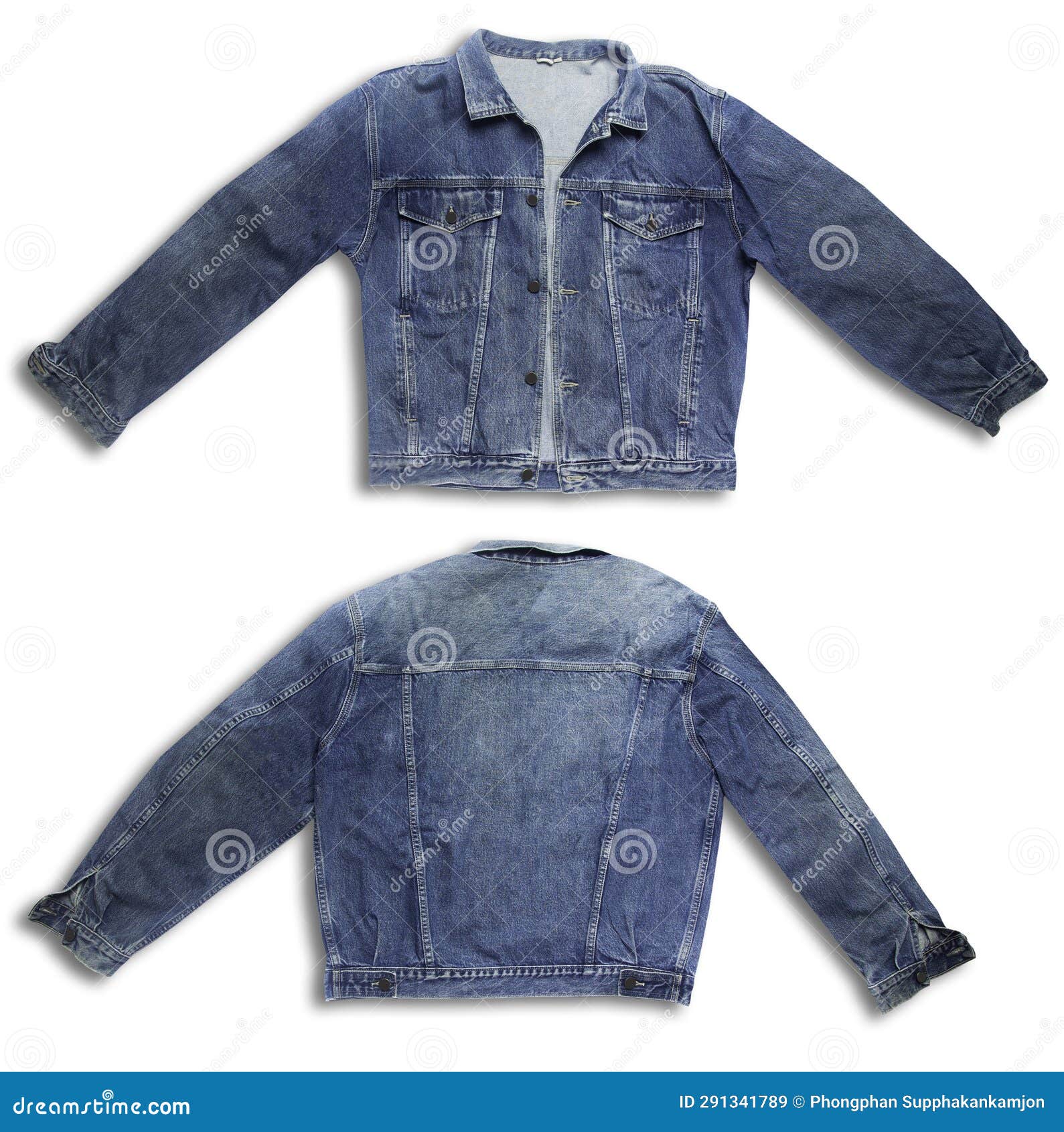 Denim Texture in Close Up View with Copy Space Isolate on White ...