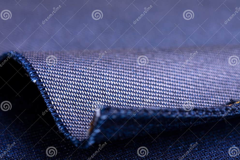 Denim Texture with Elegant Fold and Place for Text Stock Photo - Image ...