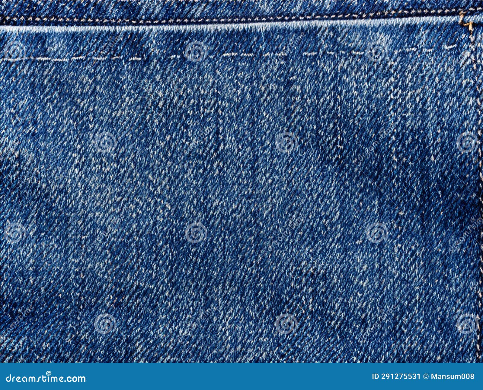 Denim Texture with Seam of Jeans Stock Image - Image of garment, detail ...
