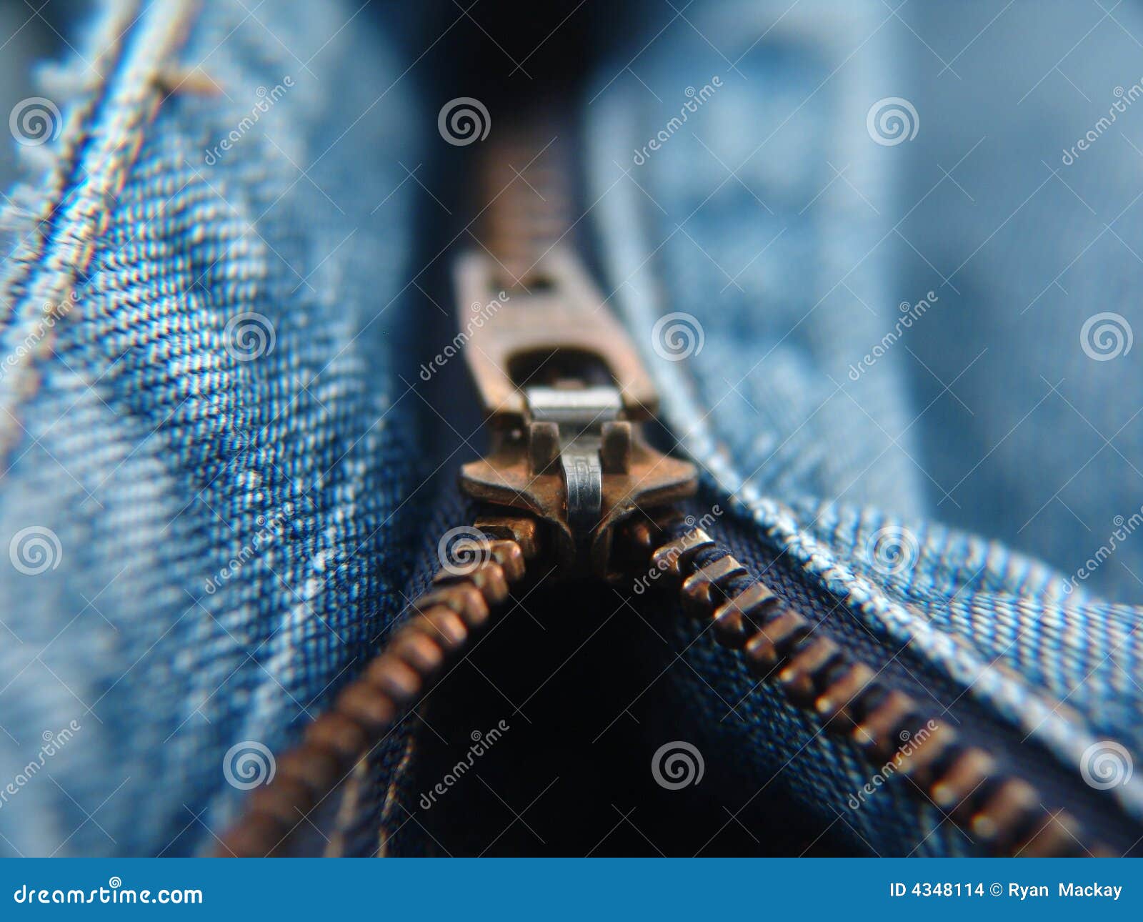 Denim with zipper stock photo. Image of fashion, clothing - 4348114