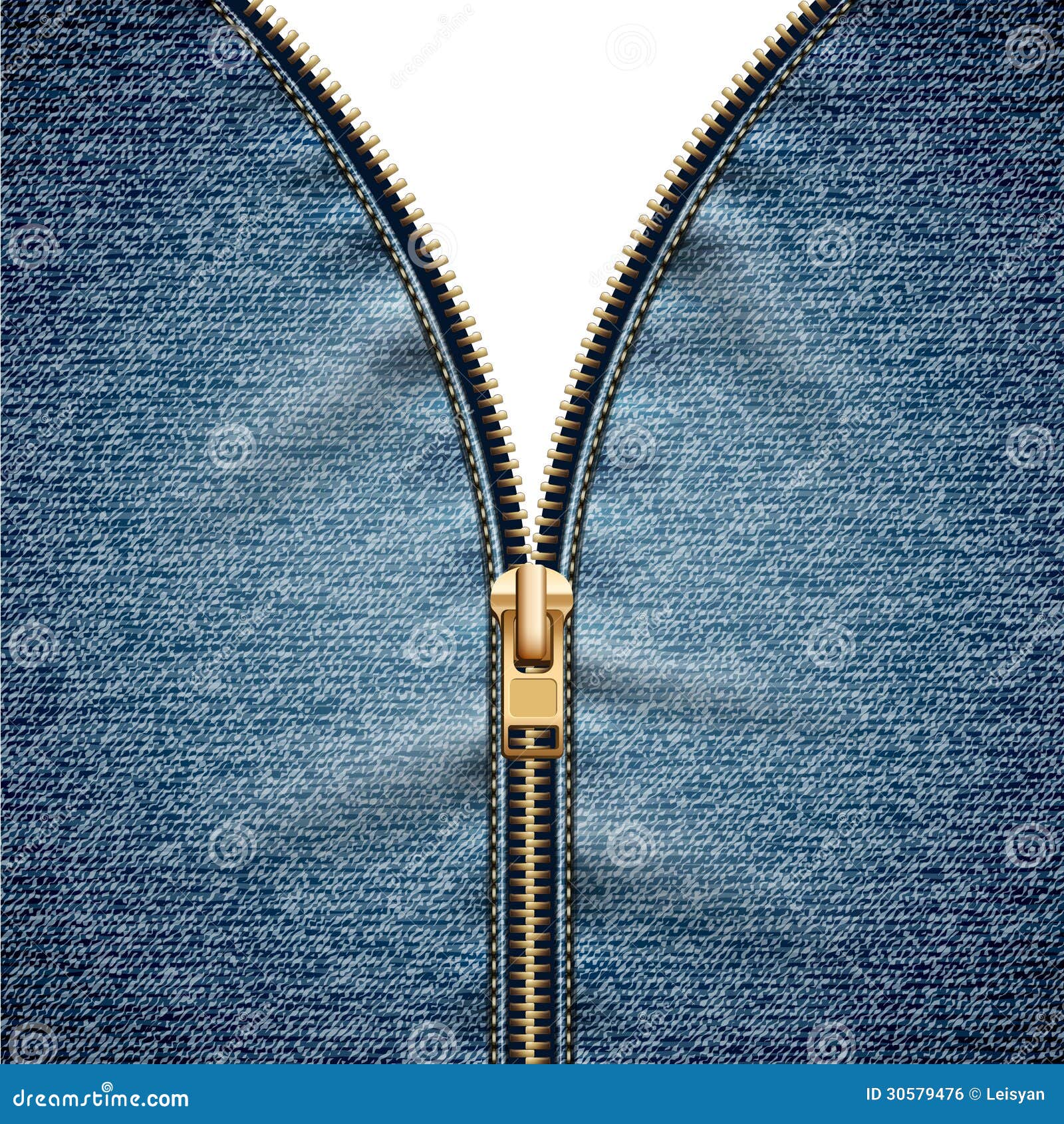 Denim With Zipper Royalty Free Stock Image - Image: 30579476