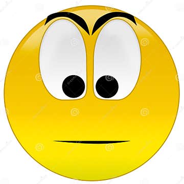 Denk smiley stock illustratie. Illustration of vriendschappelijk - 6677708