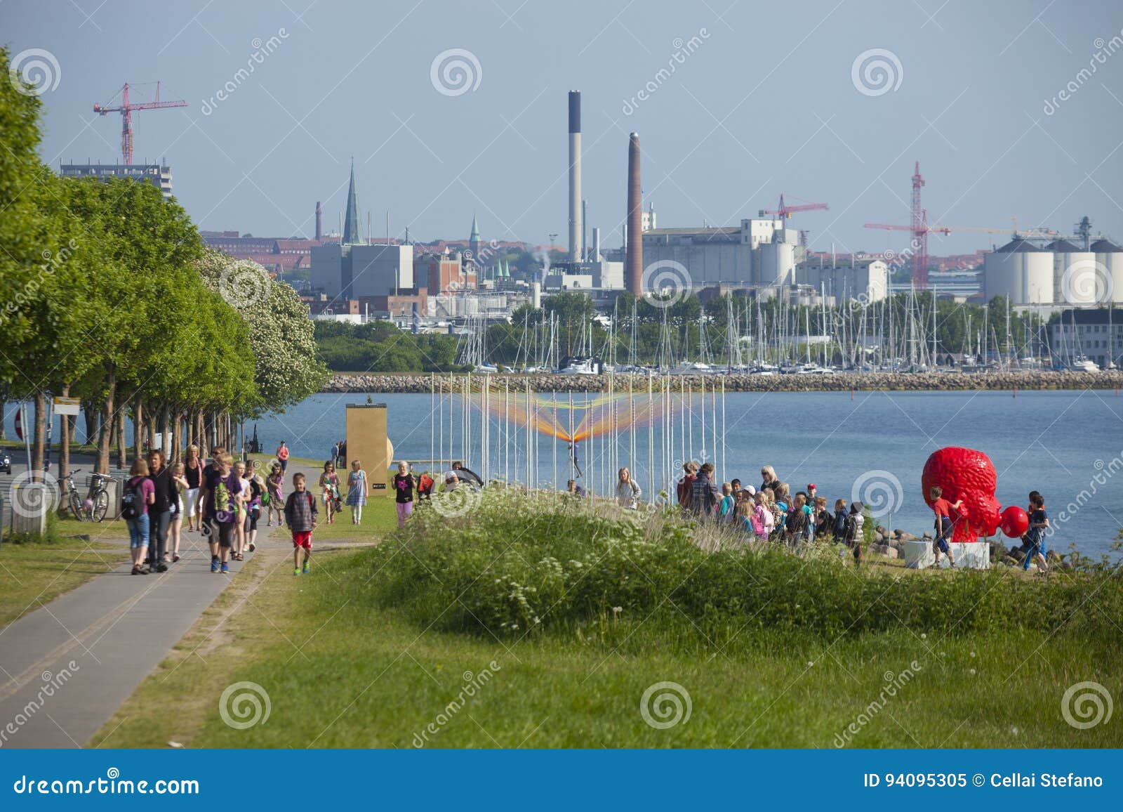 Denmark,Aarhus city. editorial image. Image of denmark - 94095305