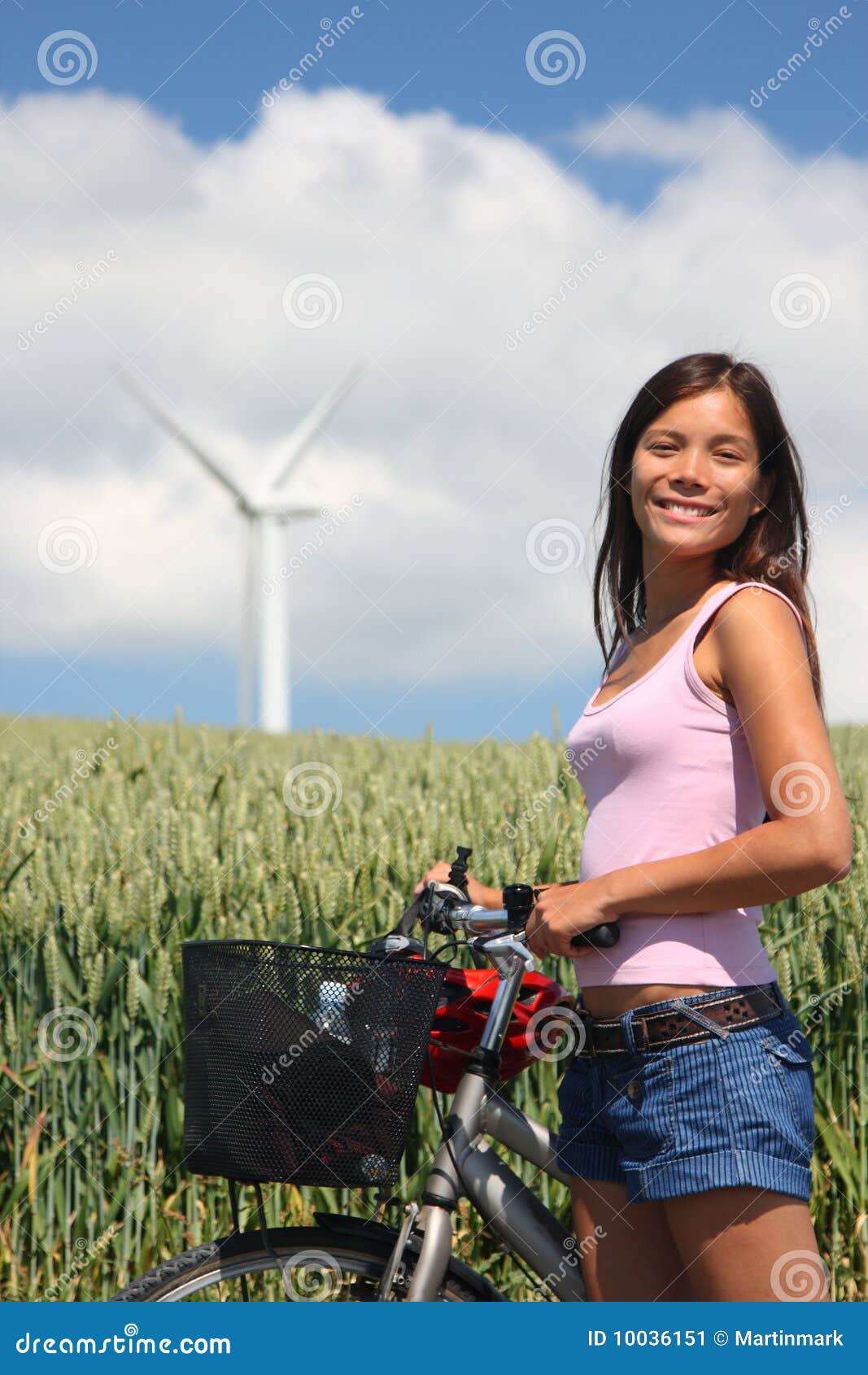 Denmark: Biking in the Countryside Stock Image - Image of enjoying ...