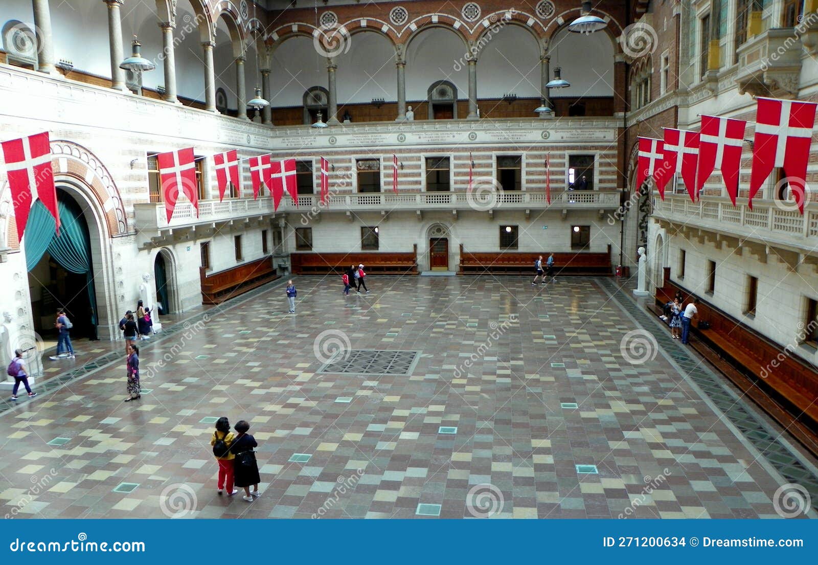 Denmark, Copenhagen, City Hall Square, Copenhagen City Hall, the ...