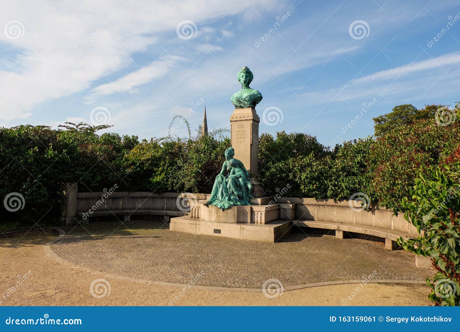 Denmark. Sculpture Composition in Copenhagen. September 19, 2018 ...