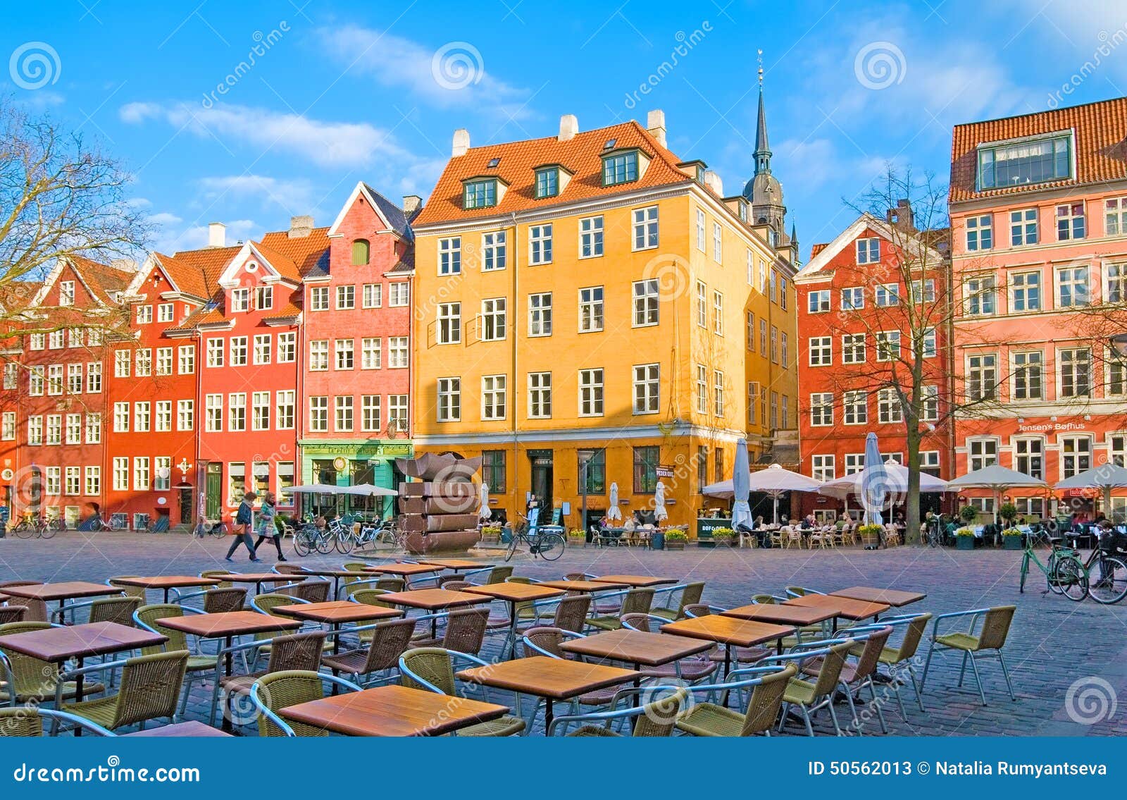 Denmark Copenhague Place Au Centre De La Ville Photo stock éditorial ...