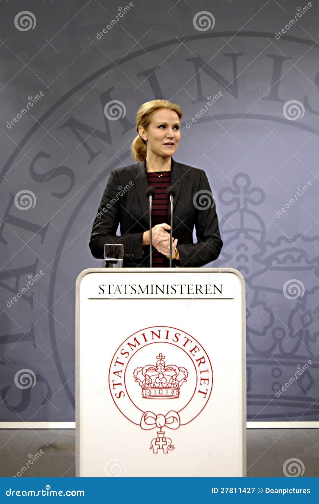 DENMARK__Danish Prime Minister Editorial Photography - Image of danmark ...