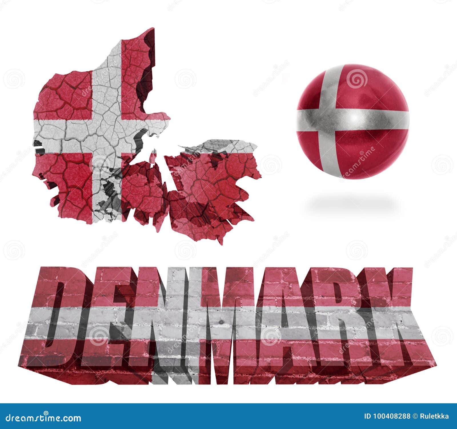Denmark. Symbols Of Cities Vector Illustration | CartoonDealer.com ...