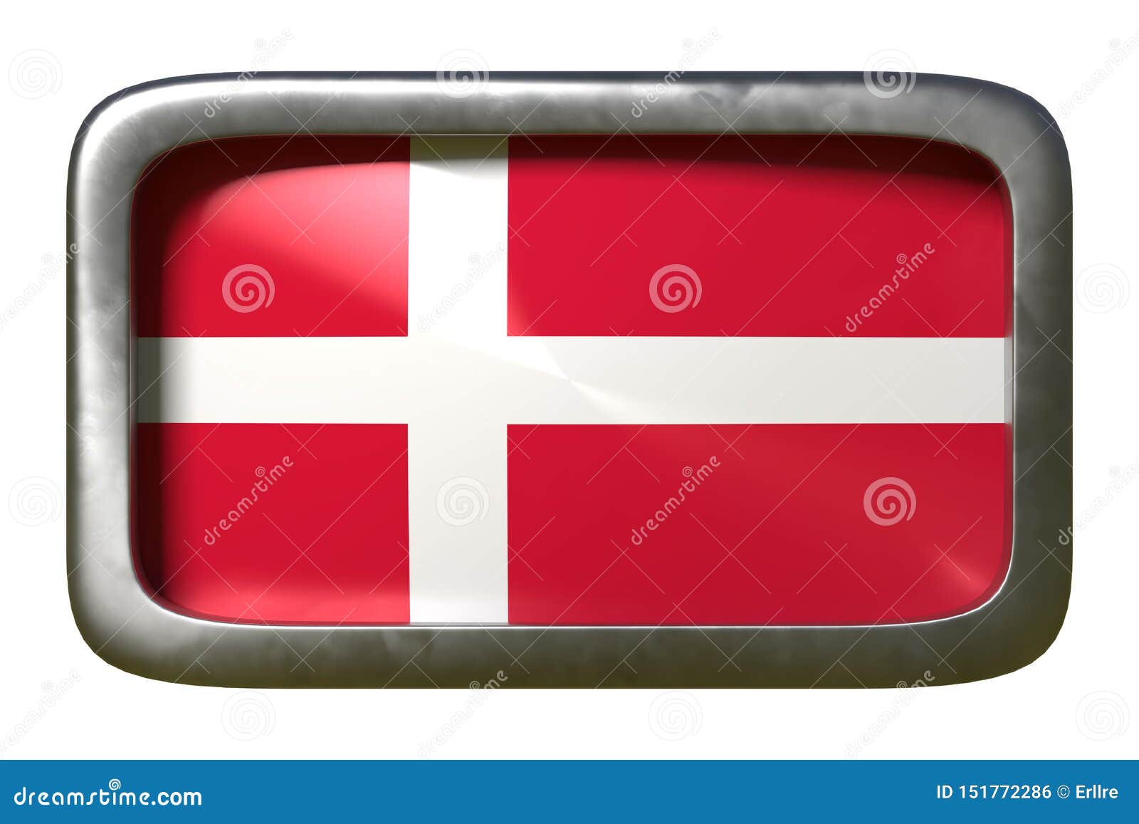 Denmark flag sign stock illustration. Illustration of place - 151772286