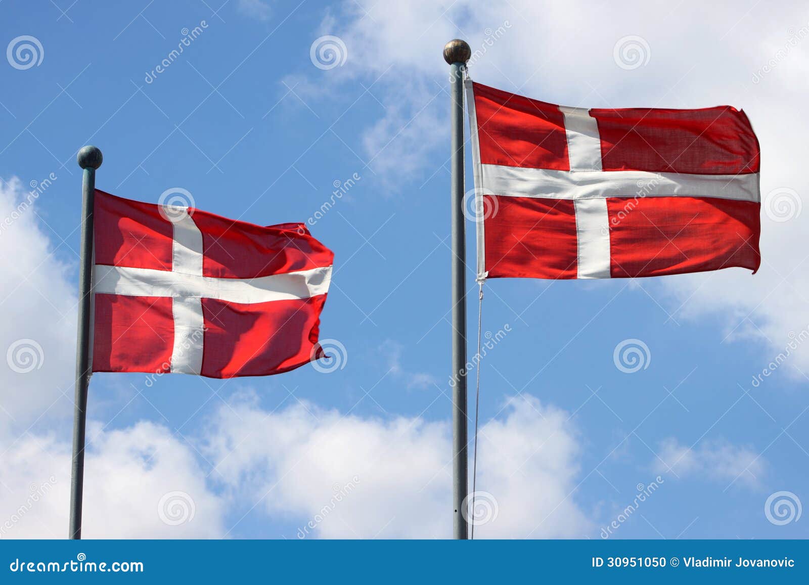 Denmark flag stock photo. Image of wave, windy, denmark - 30951050