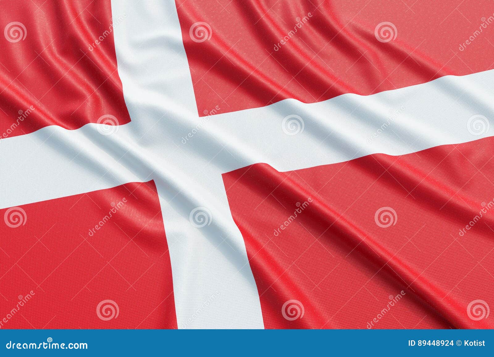Denmark flag stock illustration. Illustration of emblem - 89448924
