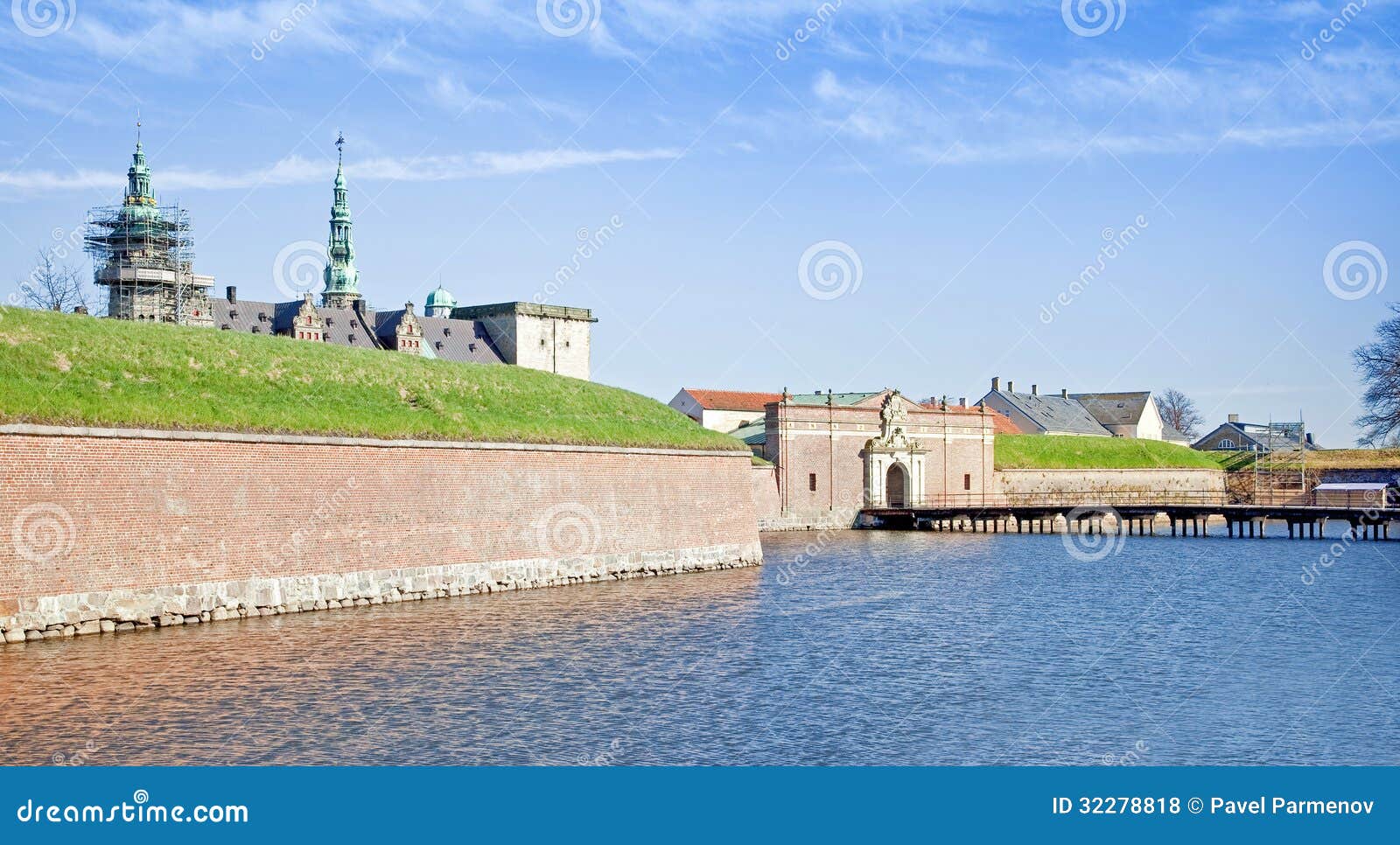 Denmark. Hamlet Castle. Kronborg Stock Photo - Image of sights ...