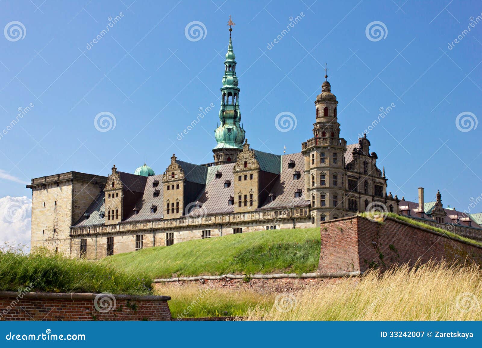 Denmark, Hamlet Castle. Kronborg Stock Image - Image of city, heritage ...