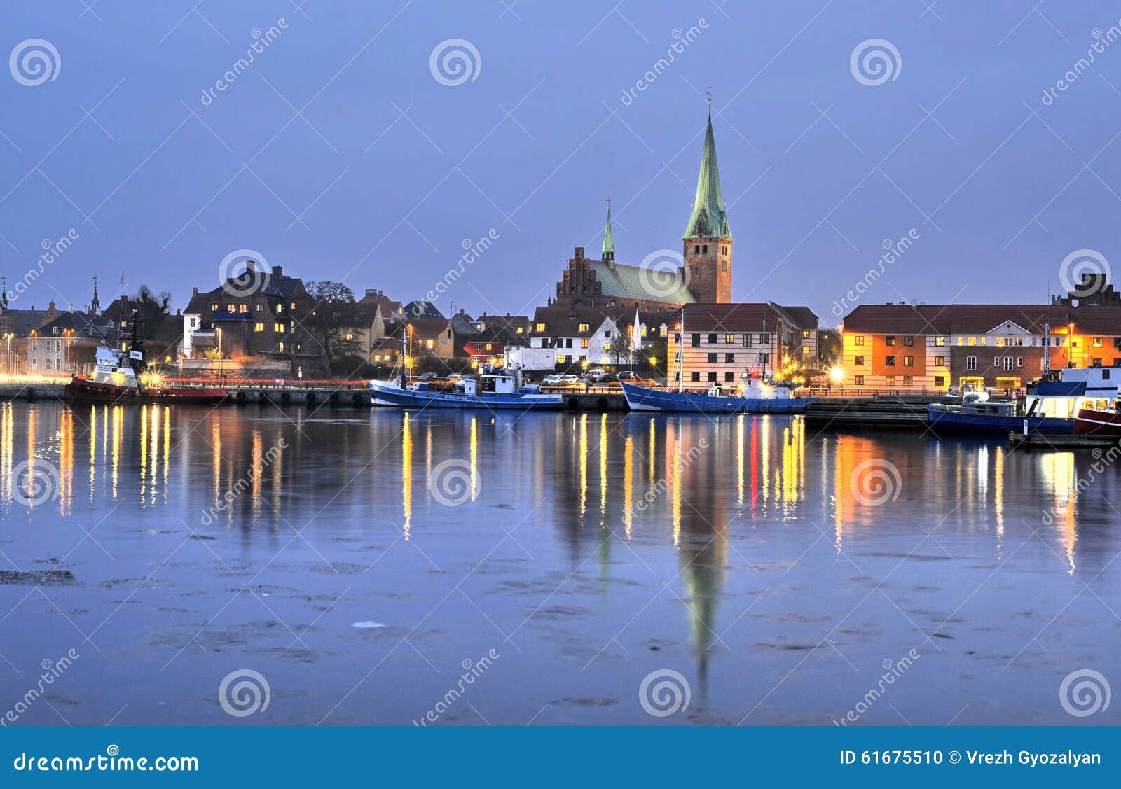 Denmark Helsingor stock photo. Image of city, water, panorama - 61675510