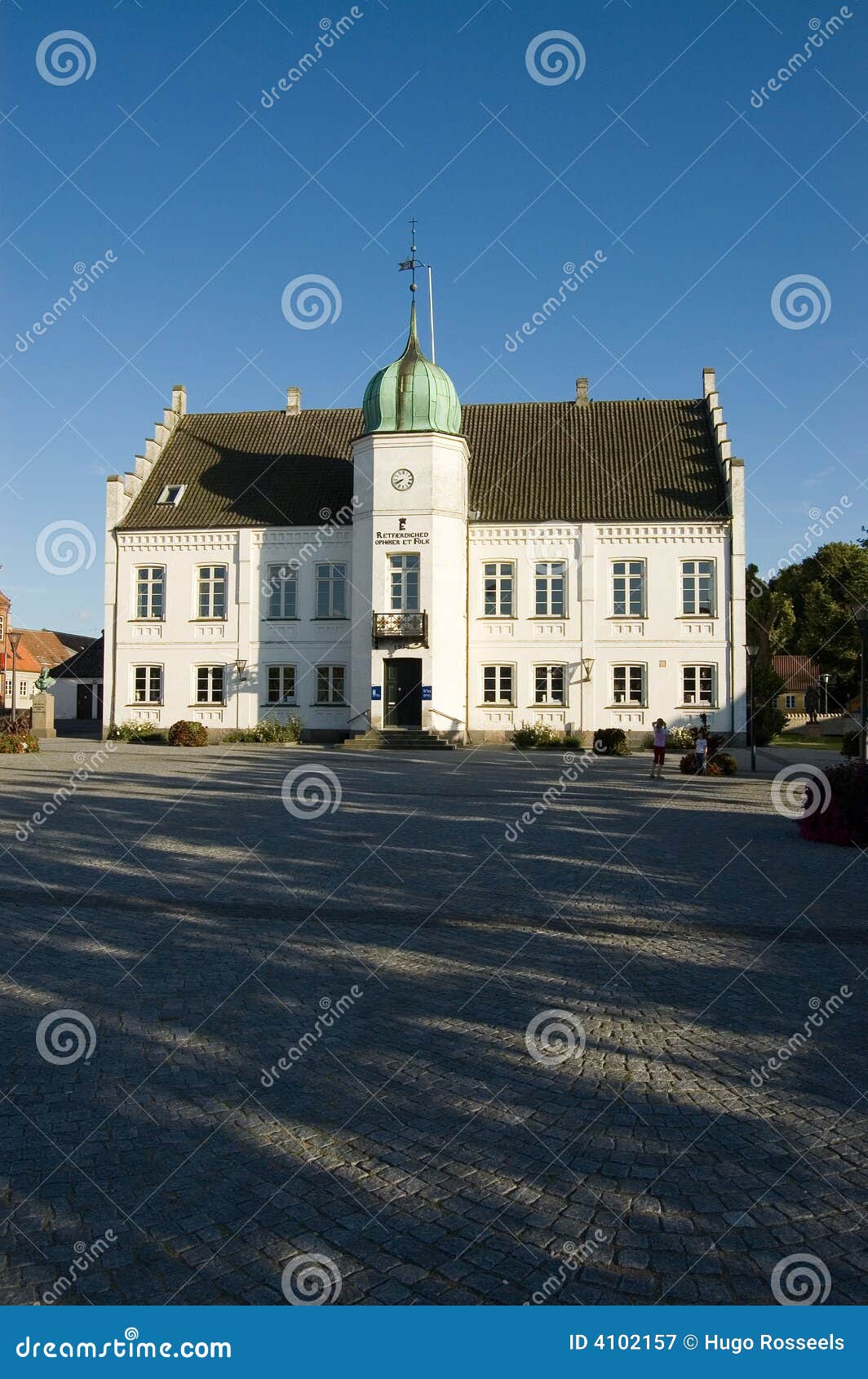 Denmark Maribo Town Hall and Major Square Stock Image - Image of travel ...