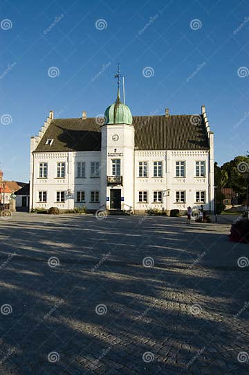 Denmark Maribo Town Hall and Major Square Stock Image - Image of travel ...