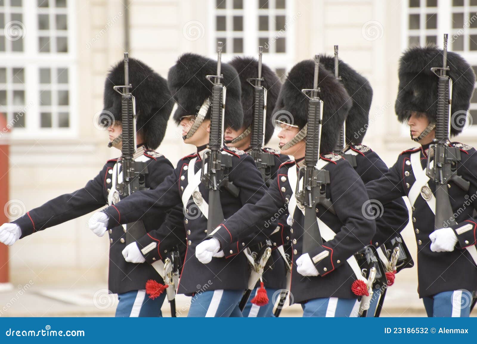 Denmark Royal guard editorial photography. Image of bricks - 23186532