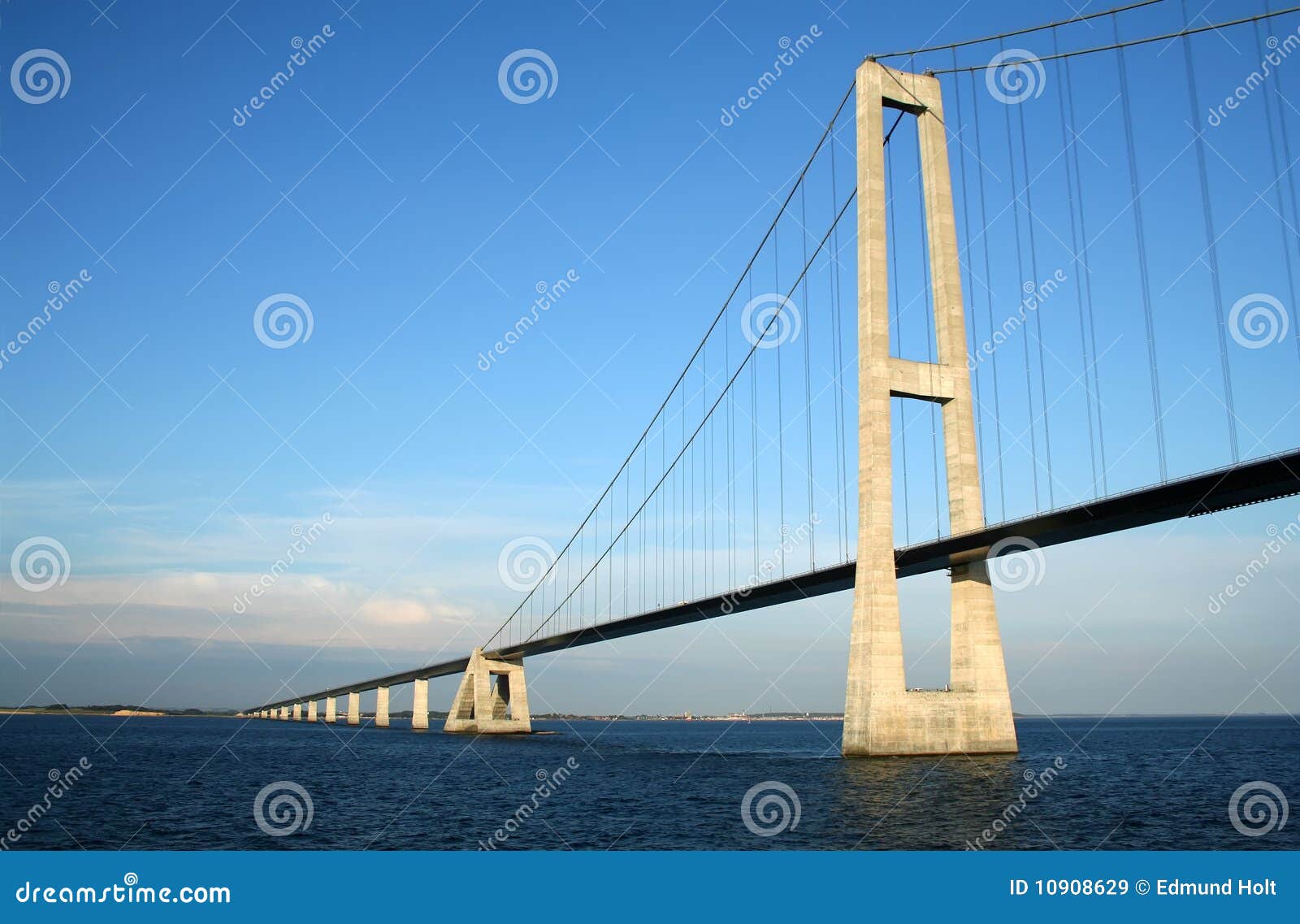 Denmark's Great Belt Suspension Bridge Royalty Free Stock Images ...