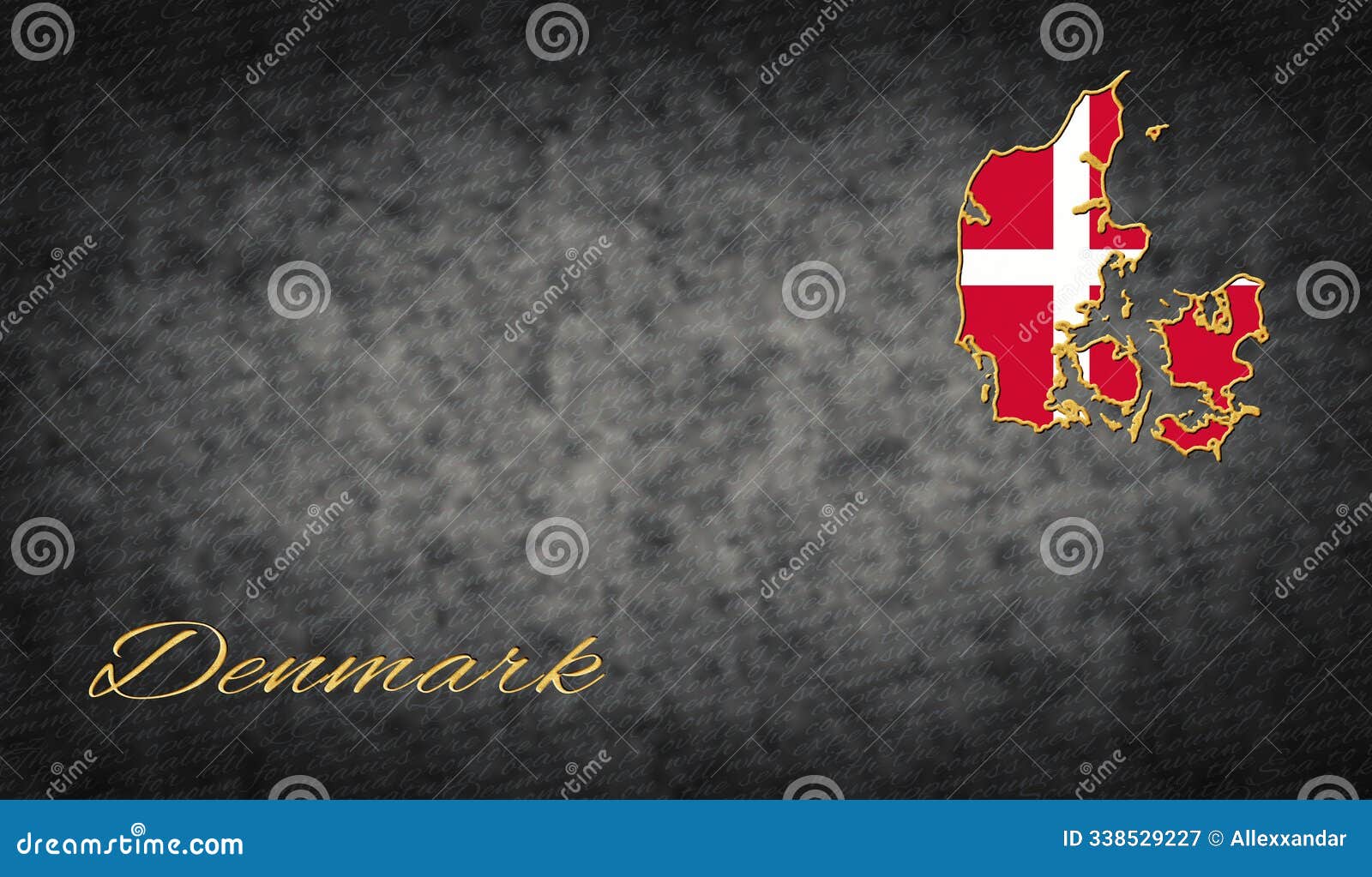 Denmark Symbols, Map of Denmark Stock Image - Image of festivals ...